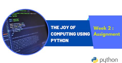 The Joy Of Computing Using Python Week 2 Assignment 1 Nptel Answers July 2023