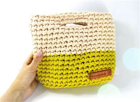 Сумка крючком Трикотажная пряжа Crochet Bag Идеи для вязания Вязанная крючком сумка