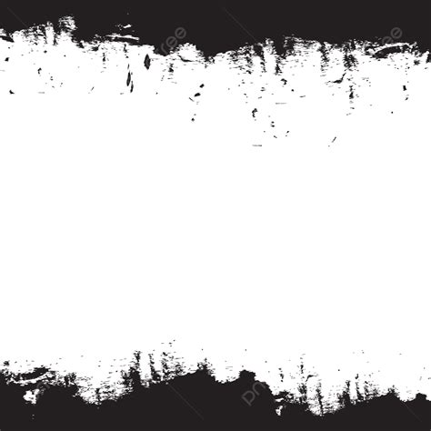 Black Grunge Brush Square Border Border Grunge Brush Grunge Black Png And Vector With