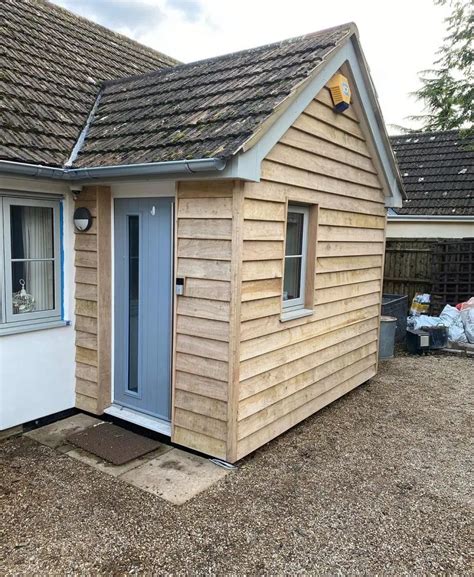 Porch Transformation Using Featheredge Oak Cladding Ukt Project