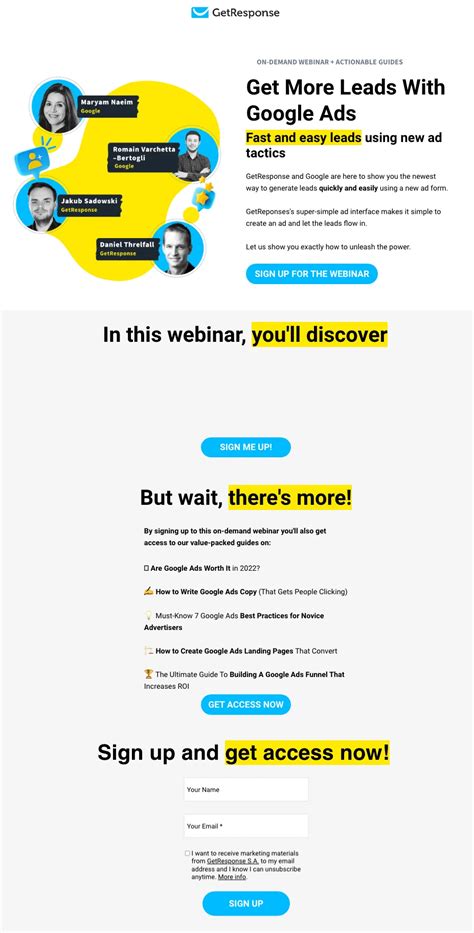 Well Planned Webinar Landing Page Examples To Take Inspiration From