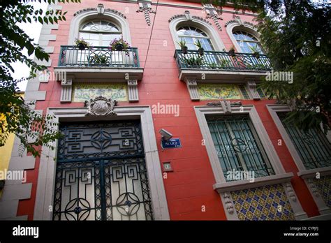 Spanish Revival Colonial Architecture In Condesa Mexico City Df
