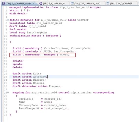 Abap Restful Application Programming 24 External Numbering And