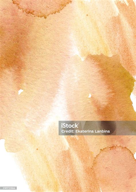 흙빛 가을 색조로 손으로 그린 테라코타 수채화 질감으로 미묘한 붓놀림과 흰색에 고립된 부드러운 그라데이션이 특징입니다 배경 초대장 및 계절 디자인 프로젝트를 위한