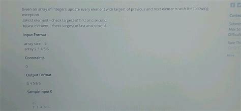 Given An Array Of Integers Update Every Studyx