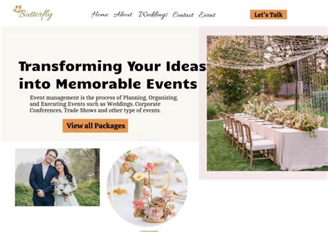 Warisha Farhat On Linkedin Uiuxdesign Figma Weddingeventmanagement Webdesign Uxdesign
