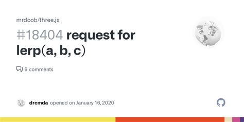 Request For Lerpa B C · Issue 18404 · Mrdoobthreejs · Github