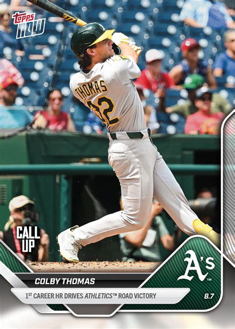 Colby Thomas 2025 Mlb Topps Now® Card 528 Pr 676