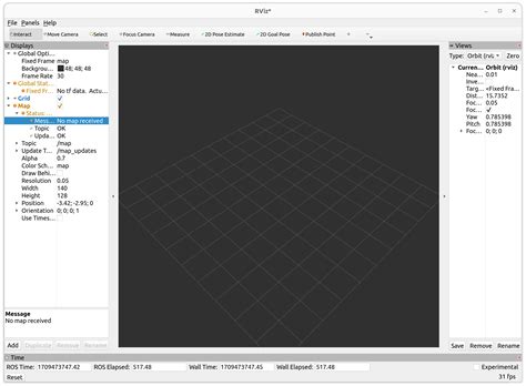 ros2的nav2 map server导入地图时，rviz2显示no map received rviz2 no map