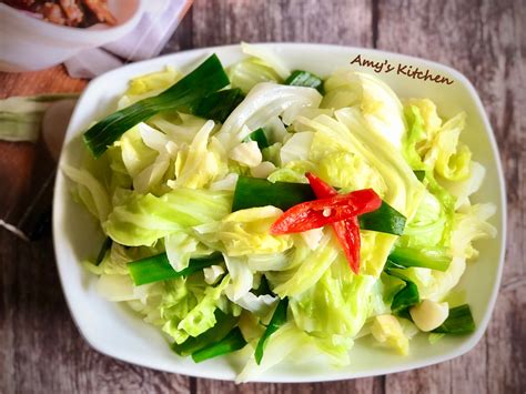 炒高麗菜 簡單家常菜 by Amy s Kitchen 愛料理