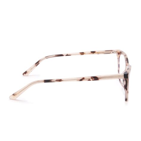 Jade Cat Eye Glasses Cream Tortoise And Blue Light Technology Diff