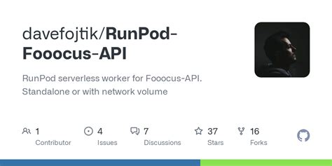 Github Davefojtikrunpod Fooocus Api Runpod Serverless Worker For