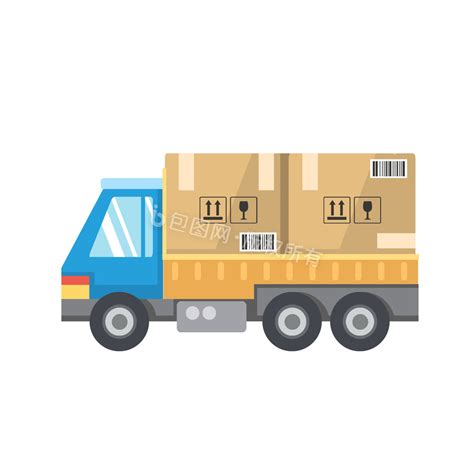 货车行驶中图片 货车行驶中素材免费下载 包图网