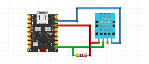 Dht11 и Esp32 C3 Super Mini измерване на Температура и Влажност с използвайки Micropython