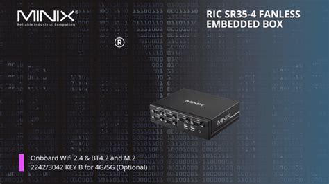 Minix Sr35 4 Fanless Embedded Box Is Equipped With 4g And 5g Support