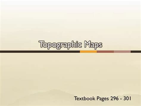 PPT Topographic Maps PowerPoint Presentation Free Download ID