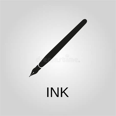 Ink Icon Ink Symbol Flat Design Stock Vector Illustration Stock