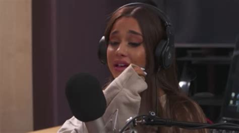 Ariana Grande Brought To Tears While Discussing Anxiety Manchester
