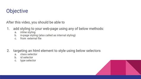 Applying Css Style To Your Html Pages Youtube