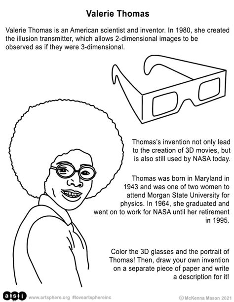Valerie Thomas Handout Art Sphere Inc