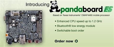 PANDABOARD ES TI OMAP ARM A Cortex MPCore With GHz Element Community