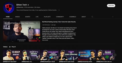 Top Youtube Channels To Learn Ethical Hacking In