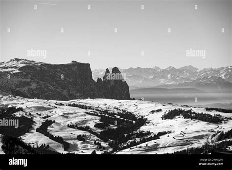 Alpe Di Siusi And Sciliar Ski Area Sella Ronda Val Di Fassa Autonomous Region Of Trento