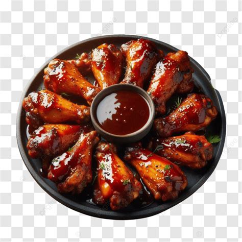 소스를 곁들인 맛있는 바비큐 닭 날개 클로즈업 샷 닭 날개 음식 Png 일러스트 및 이미지 에 대한 무료 다운로드 Pngtree