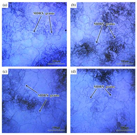Grain Microstructures Of 34crni3mov Steel Compressed At Different Download Scientific Diagram