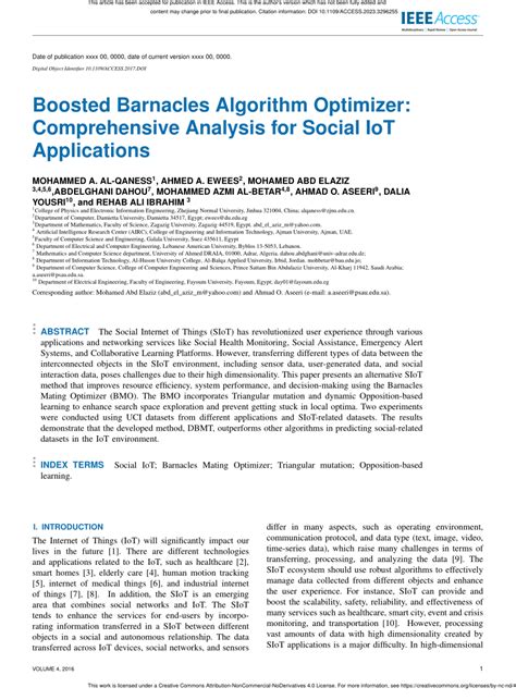 Pdf Boosted Barnacles Algorithm Optimizer Comprehensive Analysis For