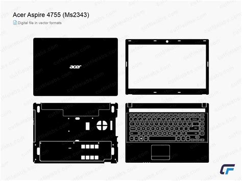 Acer Aspire Ms Cut File Template Cutfilelabs