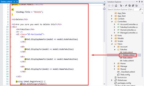 Kode Dot Net Aspnet Mvc 5 Part 09 Menghapus Data Dari Database