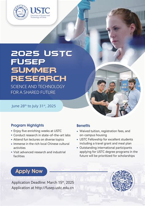Ustc Fusep 2025 Summer Research Utm Mobility Program