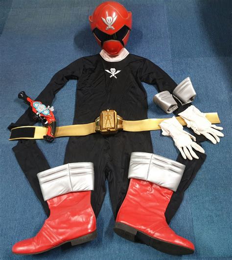 Gokaiger Gokai Red Ranger Cosplay Suit Hobbies And Toys Toys And Games On