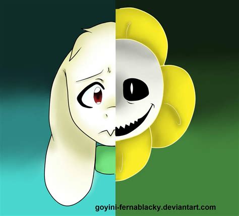Asriel Flowey By Goyini Fernablacky On Deviantart