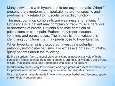 Clinical Approach To Patient With Hyperkalemia Ppt