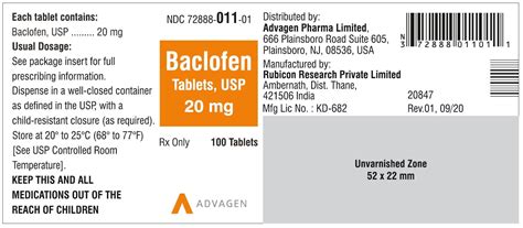 Baclofen Fda Prescribing Information Side Effects And Uses
