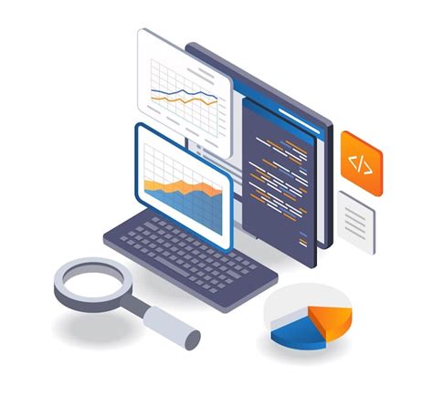 premium vector system programmer data analyst