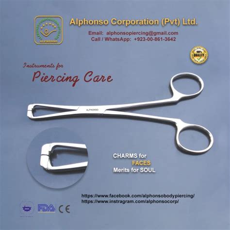 Professional Body Piercing Instruments Tools Piercing Kits S S