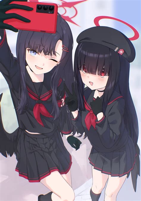 Ichika And Justice Task Force Member Blue Archive Drawn By Kisamu