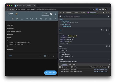 Lovelace React Custom Lovelace Card With ` Preact Signals React` Dashboards And Frontend Home