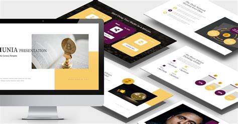 Hunia Crypto Currency Powerpoint Template Incl Crypto And Blockchain Envato Elements