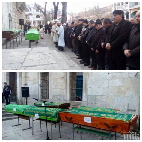 ИЗВЪНРЕДНО В ПИК Погребаха шест от жертвите на ада в Хитрино СНИМКИ Информационна агенция ПИК