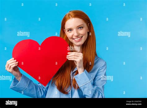 Tenderness Care And Romance Concept Romantic Good Looking Redhead