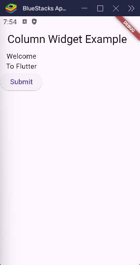 Flutter Column Widget Building Vertical Layouts