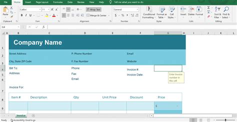 एमएस एक्सेल में बिल कैसे बनाये Ms Excel Mai Bill Kaise Banaye
