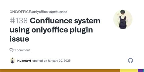 Confluence System Using Onlyoffice Plugin Issue · Issue 138 · Onlyofficeonlyoffice Confluence