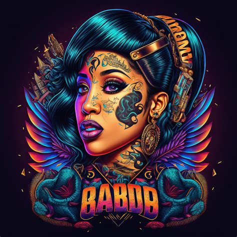 Cardi B Fake A I Generated Album Cover Concepts Behance Behance