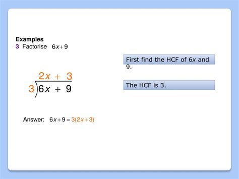 Ppt Factorising 1 Powerpoint Presentation Free Download Id3464221