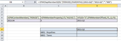 Solved Epm Report To Display Columns Based On Context Cha Sap